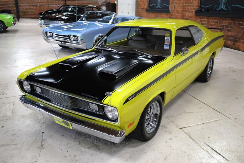 1971 Plymouth Duster - Mopar High Performance Crate 360 V8 engine ...